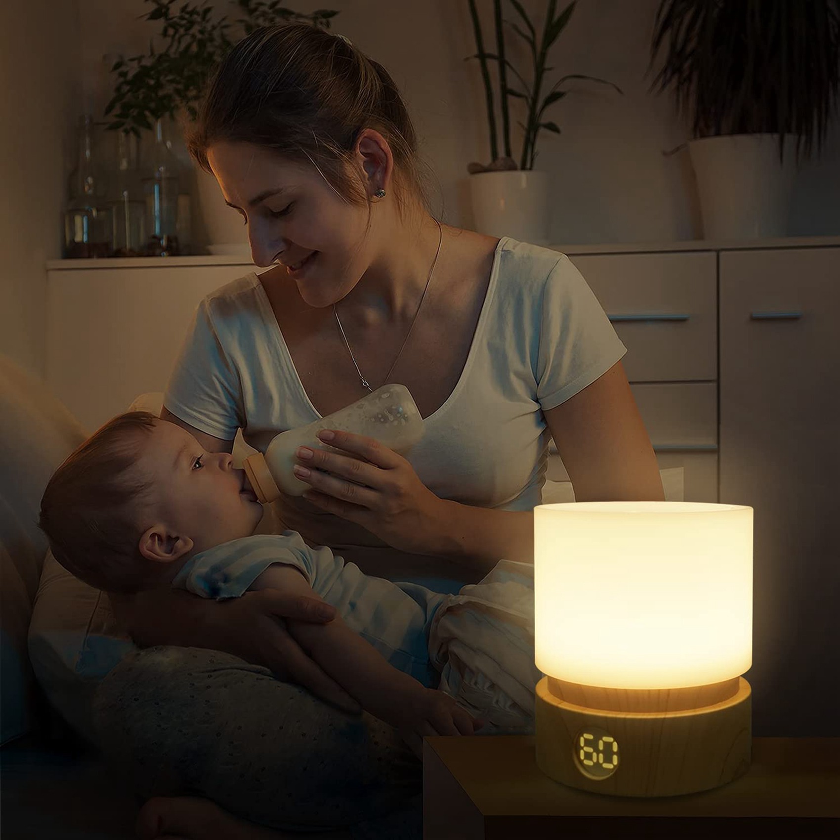 Night Light Lamp, Bedside Lamp, Table Lamp with Warm Light,Sleep Aid ...
