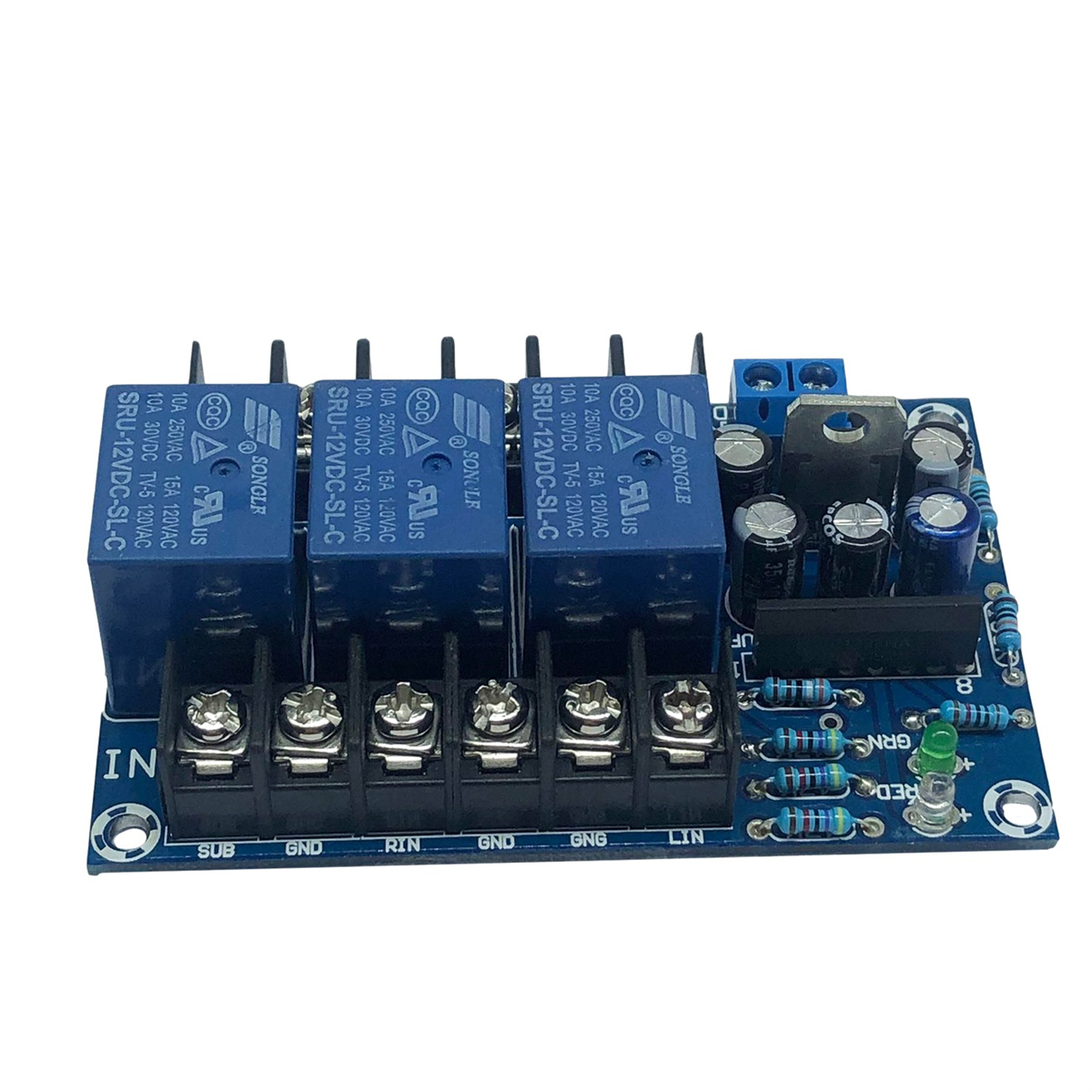 Speaker Protection Board for Three-Channel Power Amplifier Board ...