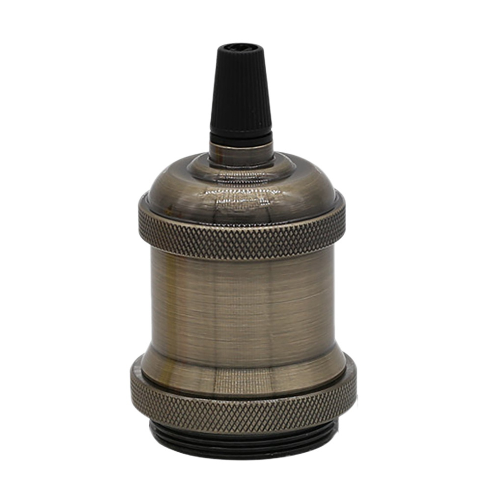 Vintage Lamp Base Lamp Head Color Light Aluminum Light Socket E27 Screw ...