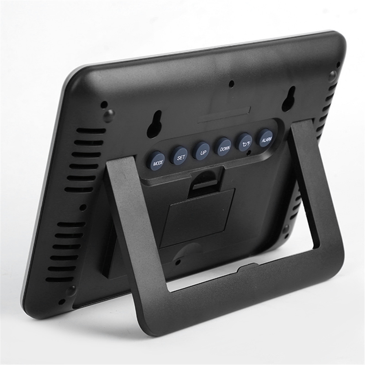 Digital Clock with Calendar & Temperature, LCD Screen Alarm Clock with ...