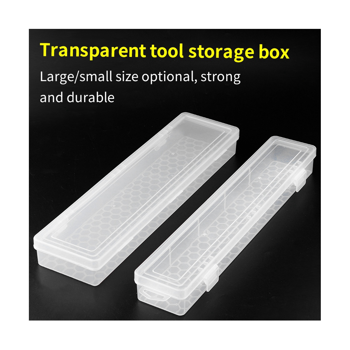 2Pcs Finishing Box Electric Soldering Iron Storage Box Transparent ...