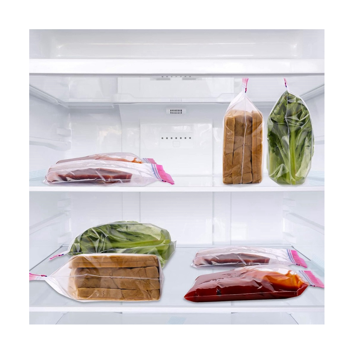 Zipper Closure Bag Holder,Baggy Rack Holder for Food Prep Bag,Food ...