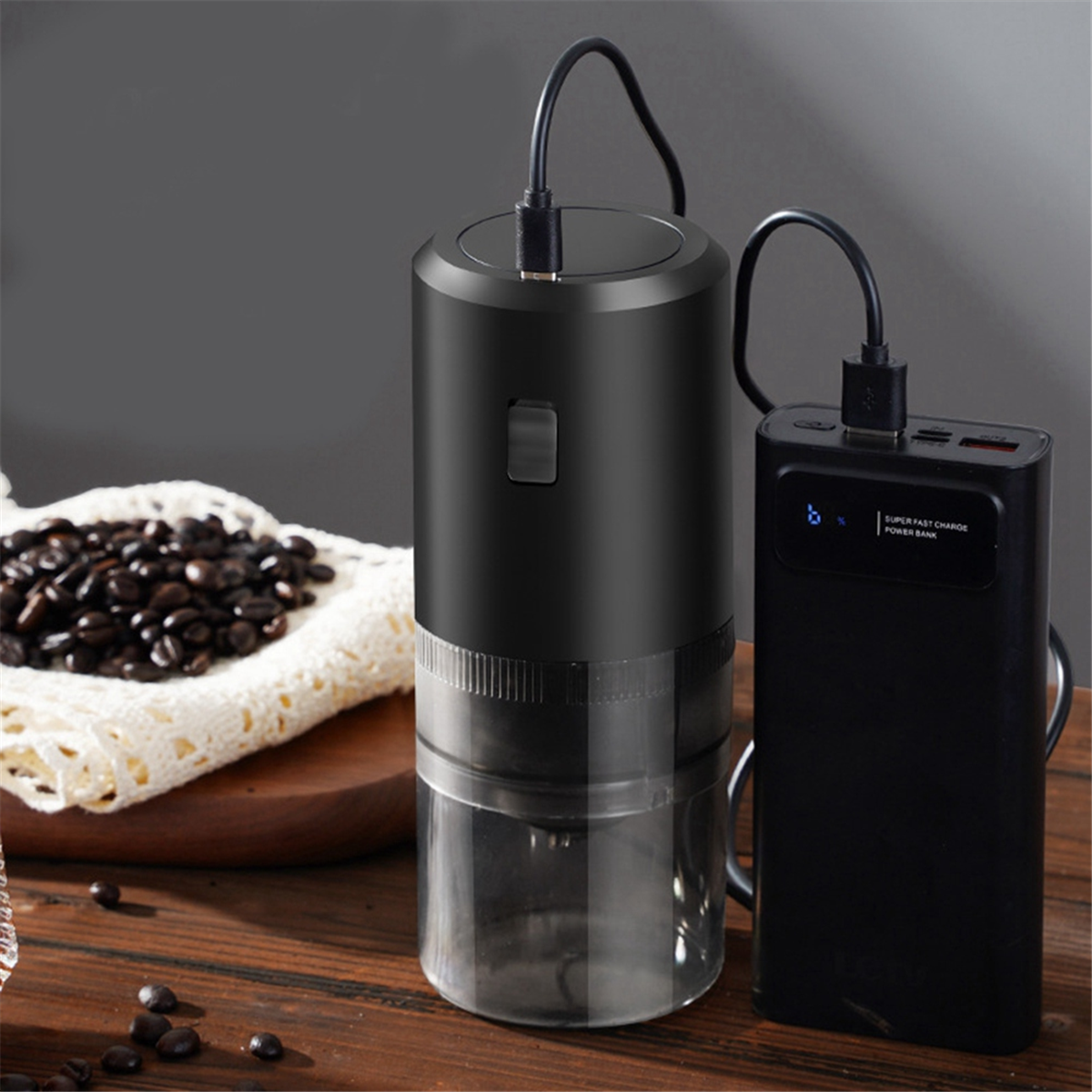 Electric Coffee Grinder Electric Bean Grinder Coffee Machine Portable ...