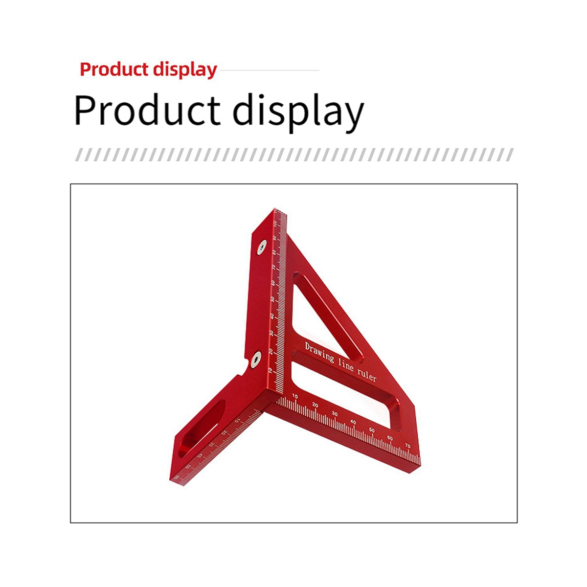 Multi-Angle Metric Woodworking Ruler Line Drawing Ruler Angle Ruler ...