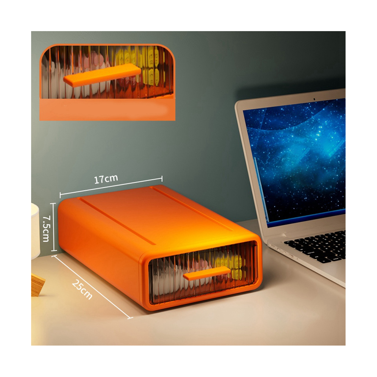 Drawer Storage Box Desktop Shelf Drawer Type Multi Layer Office Storage