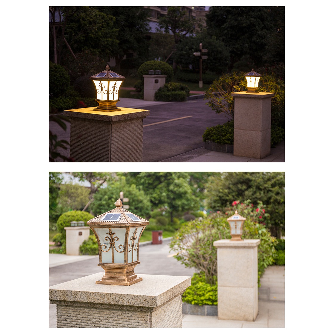Modern Gate Light LED Outdoor Waterproof Pillar Light LED Garden Light ...