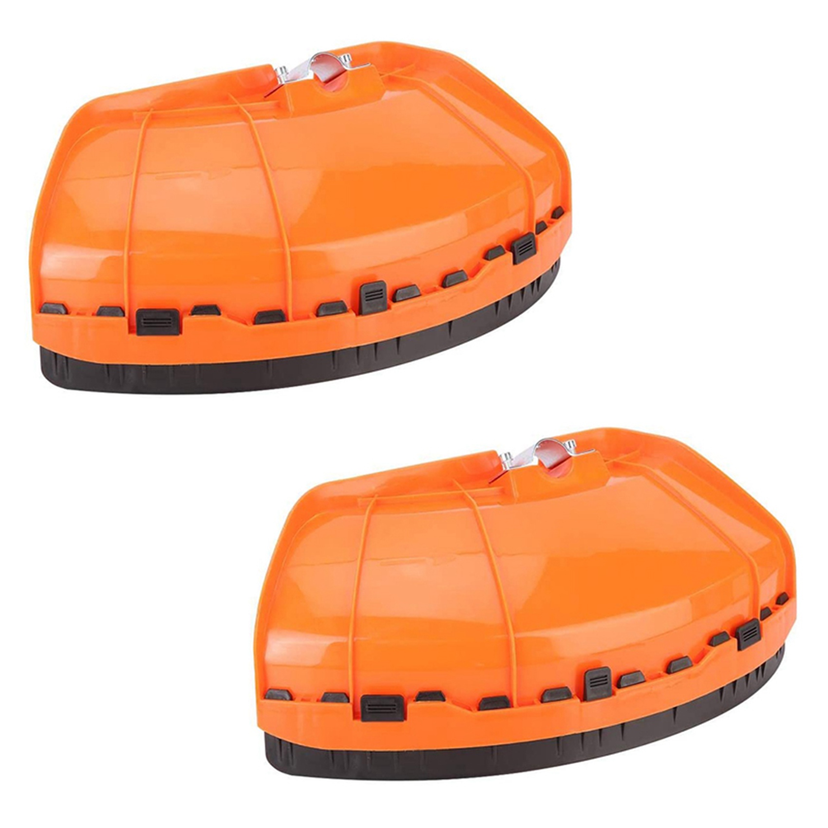 2X Universal Brush Cutter Shield Lawn Mower Guard Lightweight Plastic ...