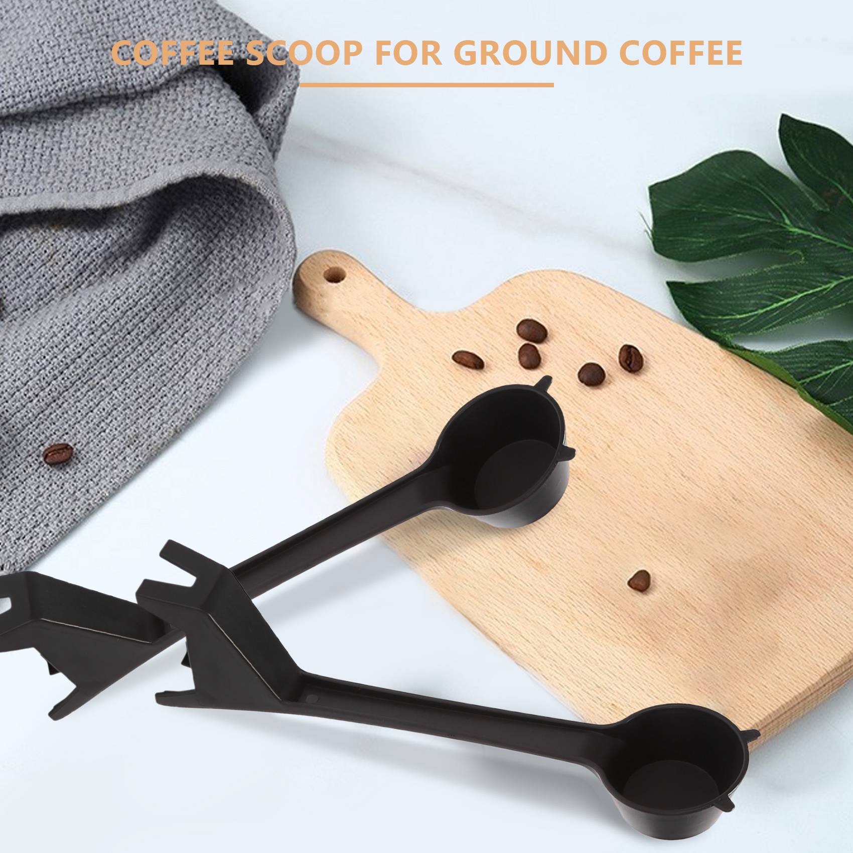 Coffee Scoop Spoon, Plastic Measuring Spoon for Ground Coffee and Loose ...