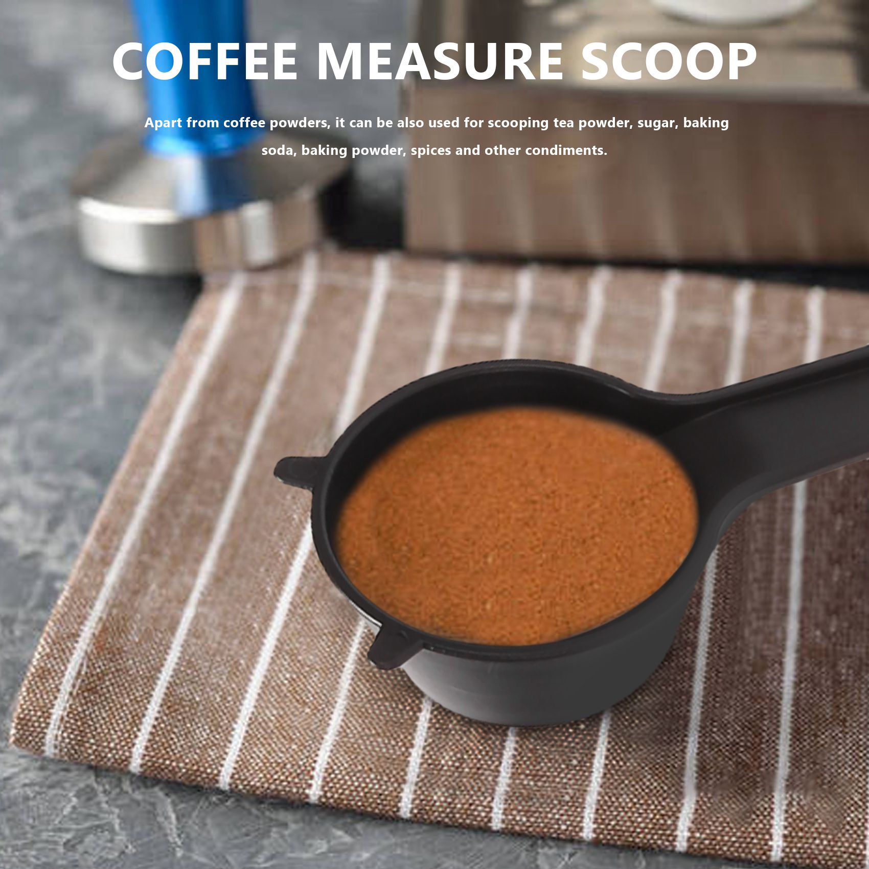 Coffee Scoop Spoon, Plastic Measuring Spoon for Ground Coffee and Loose ...