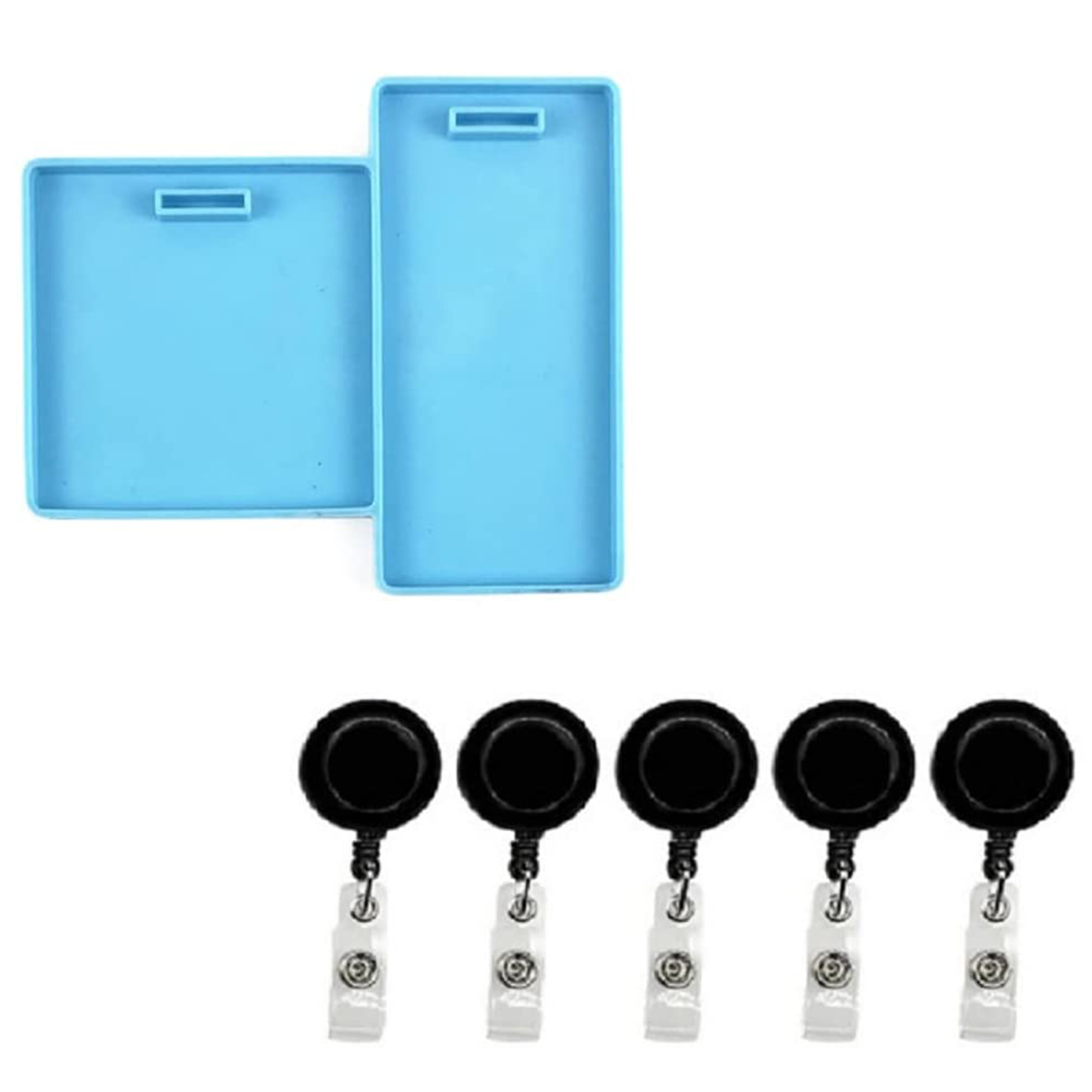 Resin Card Silicone Mold ID Card Holder Mold Mold Mold Card Storage ...