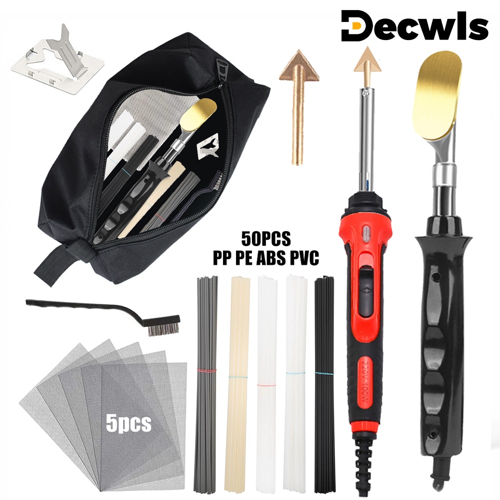 100PCS Mix EU 50/100W Car Bumper Repair Soldering Iron Leather Ironing ...