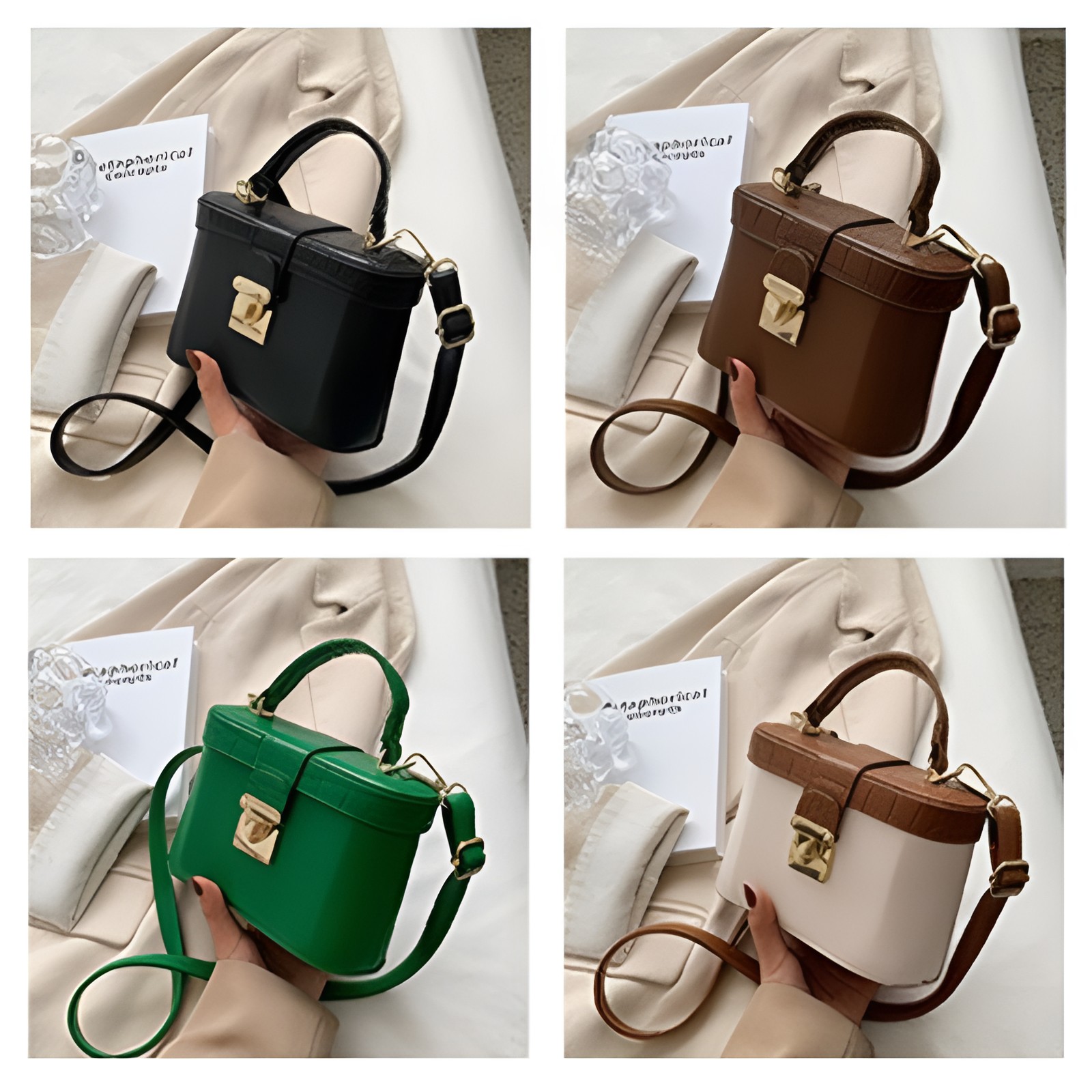 As Picture Italian Women Crossbody Bags Designer Luxury Ladies Bucket ...
