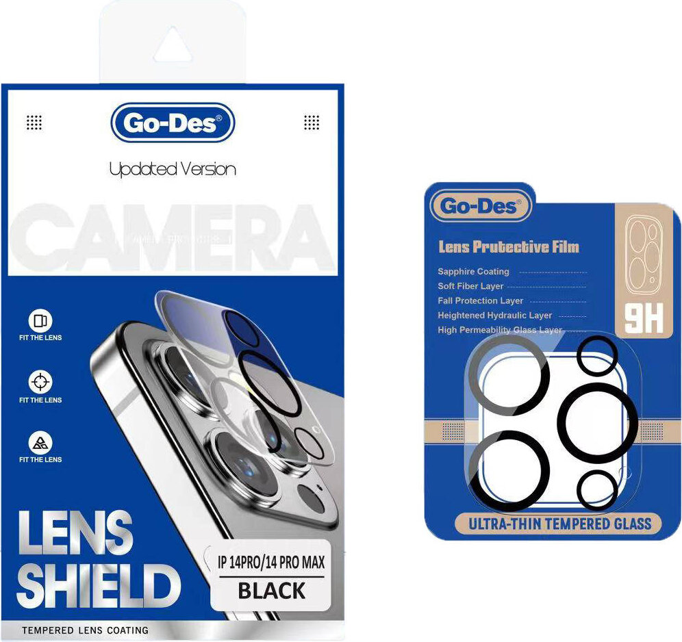 Go-Des iPhone 14 Pro Max Compatible Go Des Lens Shield Cl-14 Camera ...