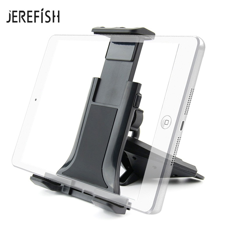 Black 2 in 1 Universal Car Phone Mount CD Slot Tablet Mount for 4.7 12 Android Tablet iPad Sturdy CD Player Cell Phone Holder in Car Hepsiburada Global
