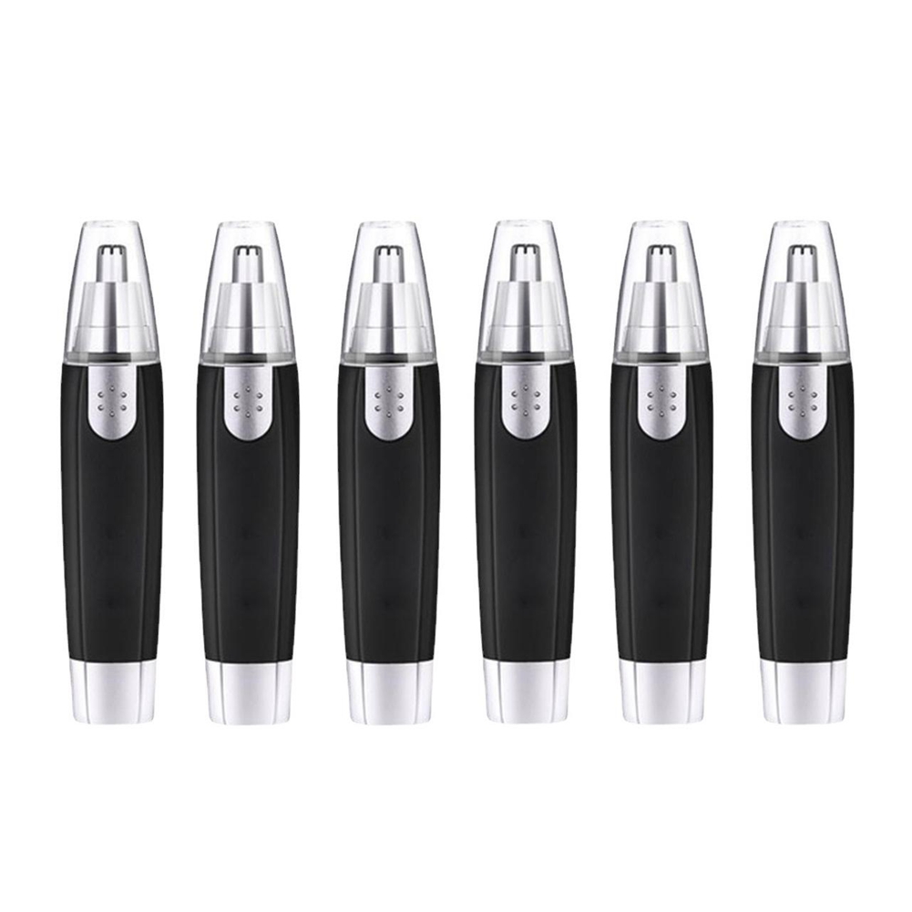 6PCS Electric Nose Hair Trimmer Implement Shaver Clipper Ear Neck ...