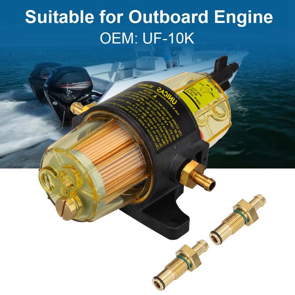 UF-10K Fuel Filter Fuel-Water Separator Assembly with Wrench for ...