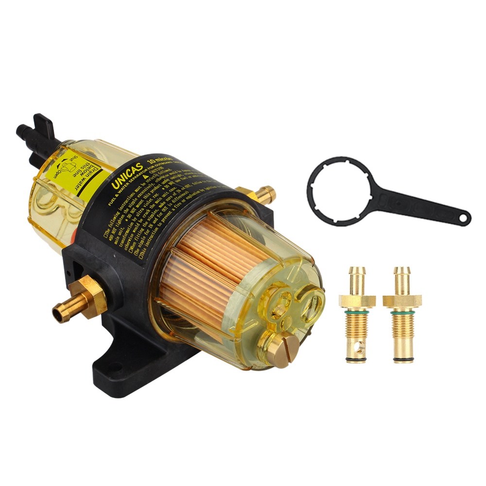 UF-10K Fuel Filter Fuel-Water Separator Assembly with Wrench for ...
