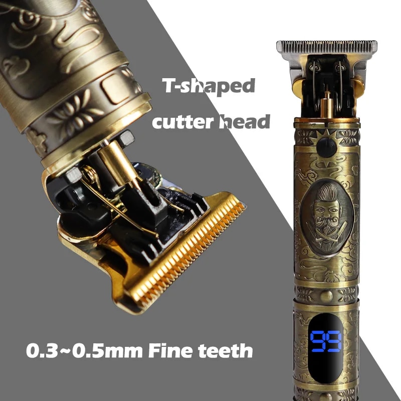 Indian LCD style Electric shaver Razor men's beard trimmer hair clipper ...