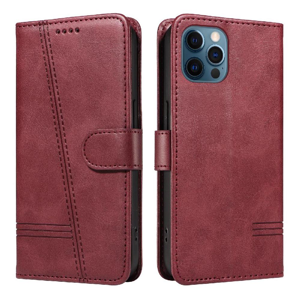Filp Case For IPhone 13 Pro Max Pressed PU Leather With Credit Card ...
