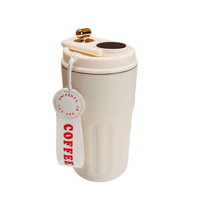 Intelligent temperature measuring coffee cup 316 stainless steel ...