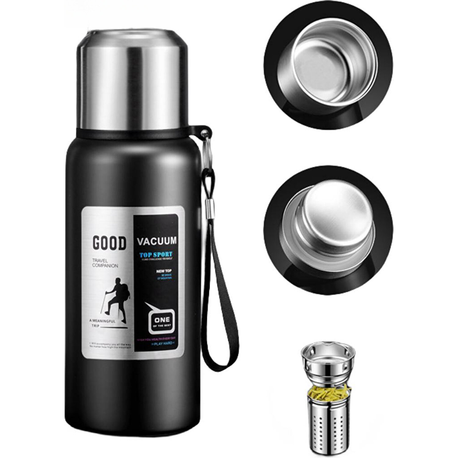 Le Cheng Extra Large Capacity Mountaineering Water Cup - Car Water Cup ...