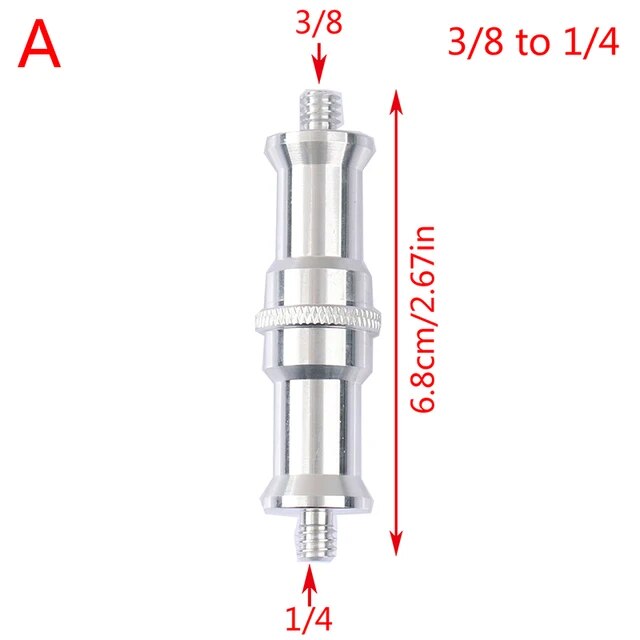 A Male to Female Adapter Screw Camera Tripod Ball Head Monopod Flash ...