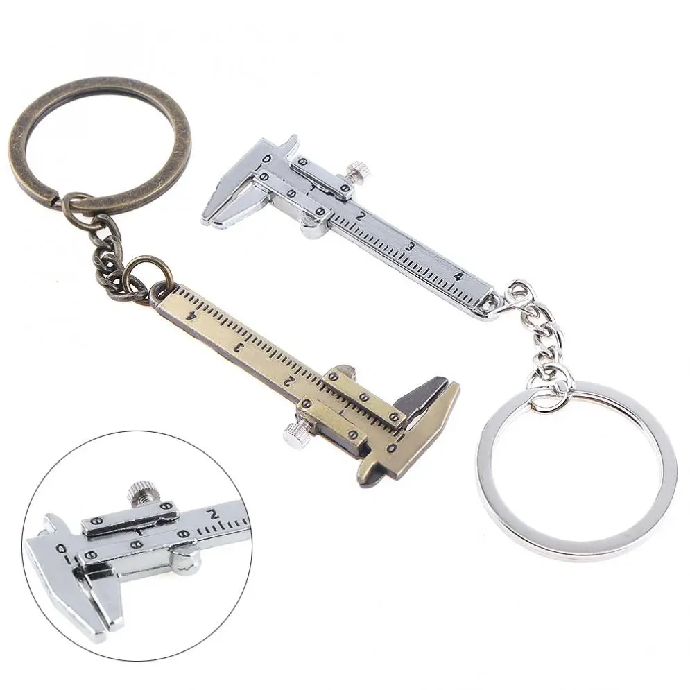 Keychains Vernier Caliper Portable Fashion Jewelry Keyring Car Key ...