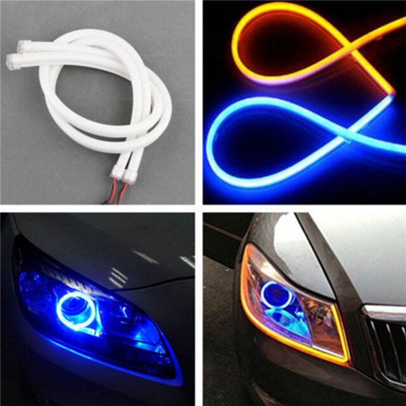 Car angel eyes drl flexible led store
