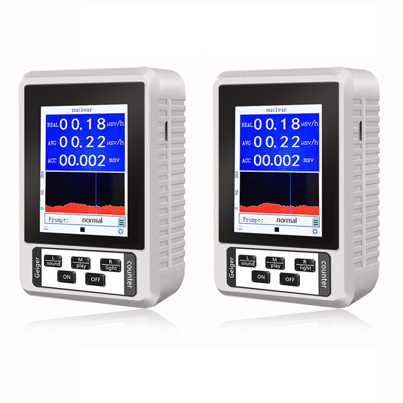 2Pcs Nuclear Radiation Detector Geiger-White - Hepsiburada Global