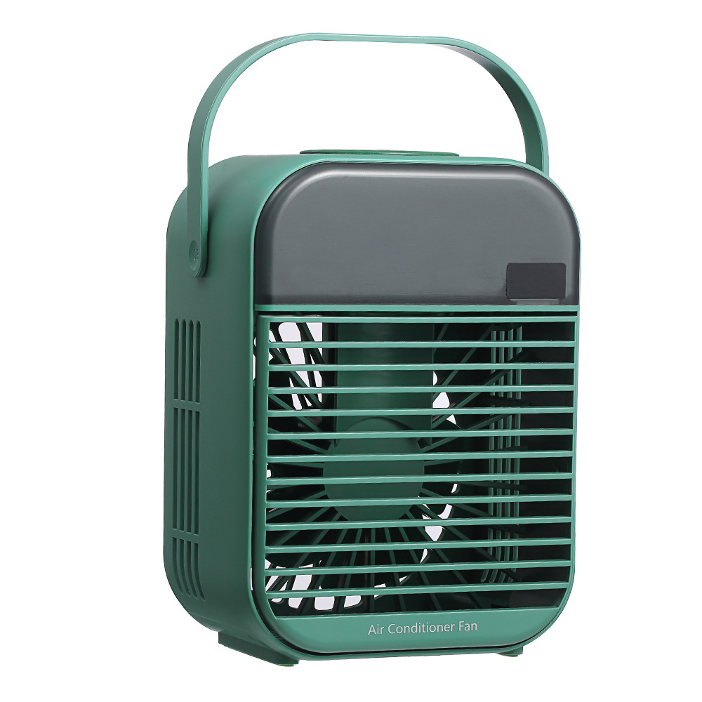 Air Conditioner Fan with 3 Speeds with Handle for Office,Green ...