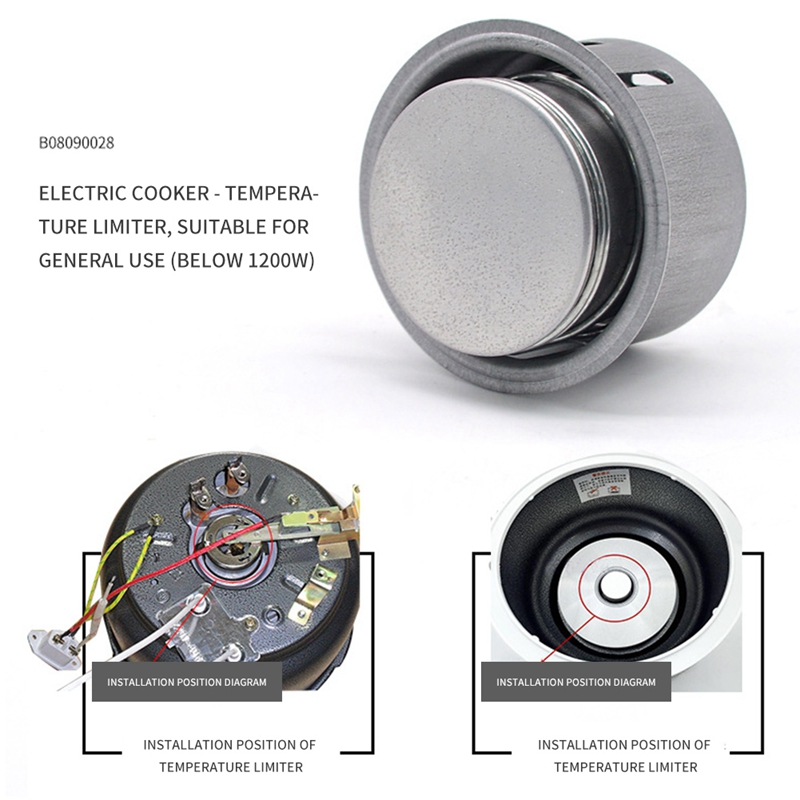 10Pcs Temperature Limiters Magnetic Controllers Center Thermostat for ...