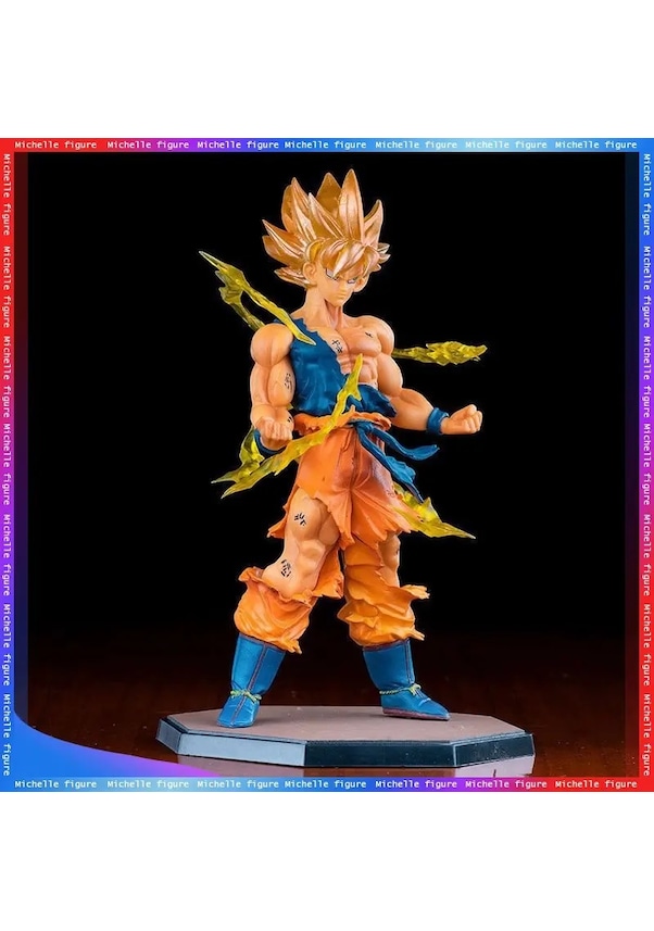 Opp Bag - Anime Dragon Ball Son Goku Super Saiyan Figure 17cm/6.69in ...