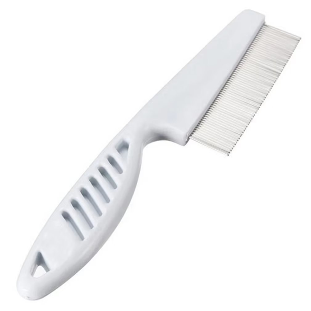 High Comfort Head Lice Comb Metal Nit Head Hair Lice Comb Fine Toothed ...