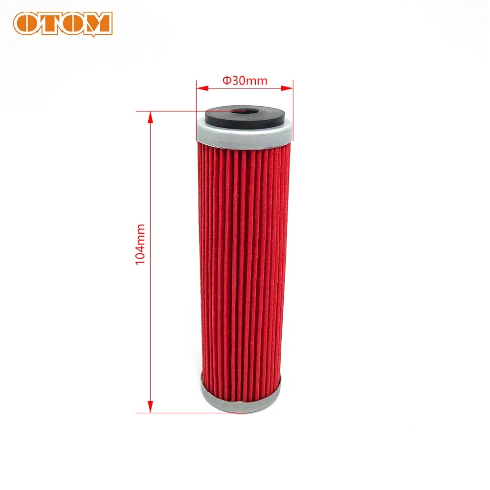 OTOM Motorcycle Oil Filter High Imported Filtration Paper For ZONGSHEN ...