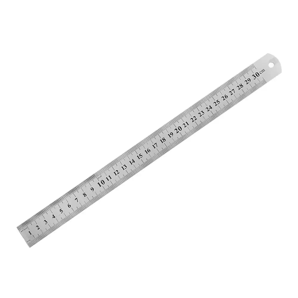 Double Side Stainless Steel Straight Ruler Metric Rule Precision ...