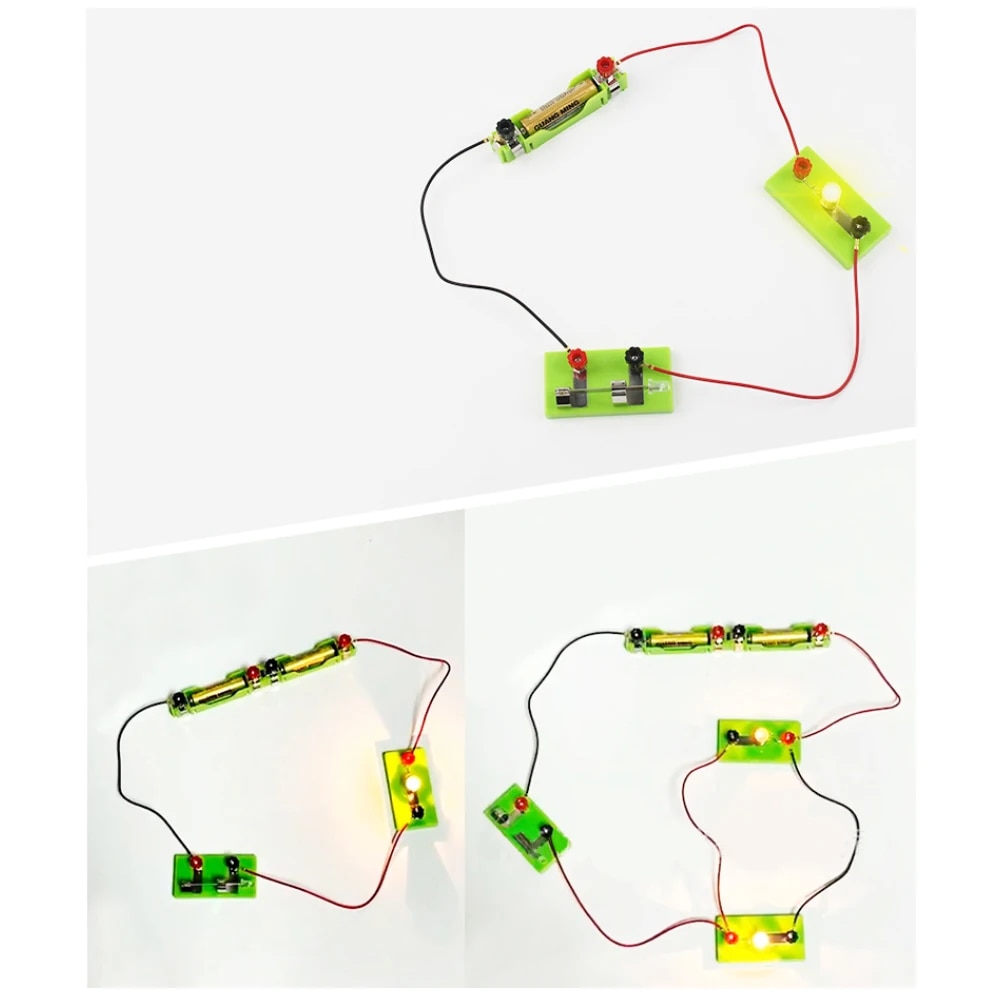 Student Fisica Physics Kits Electrical Phyeries Circuit Parallel ...