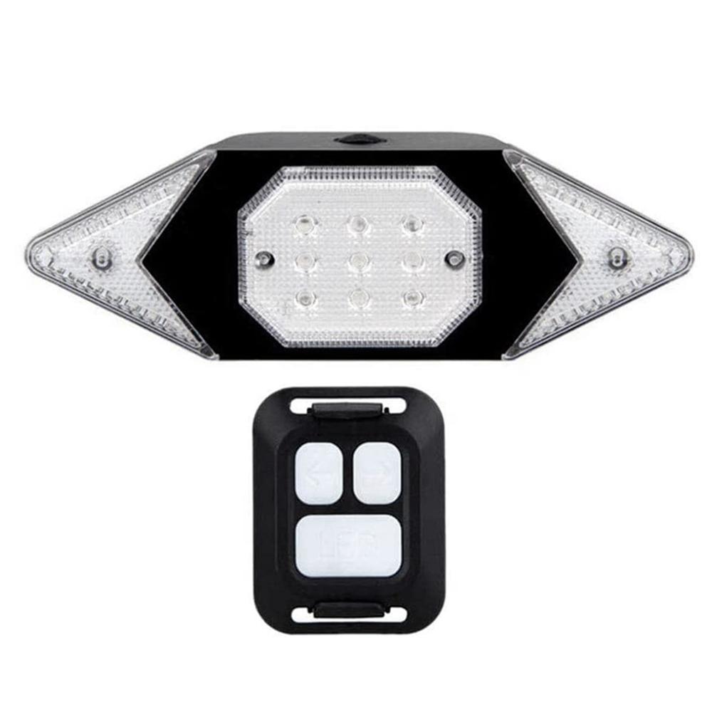 New Smart Bike Wireless Remote Turn Signal Lights Bicycle LED Taillight ...