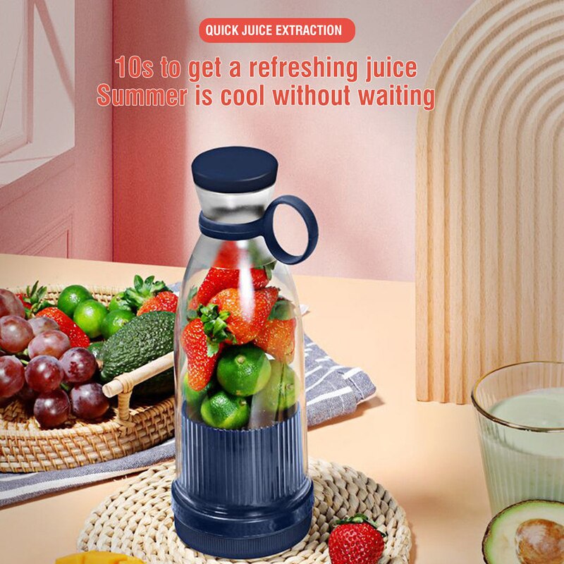 New Portable Mixer Charging Juicing Machine Dual Purpose Juicing Cup ...