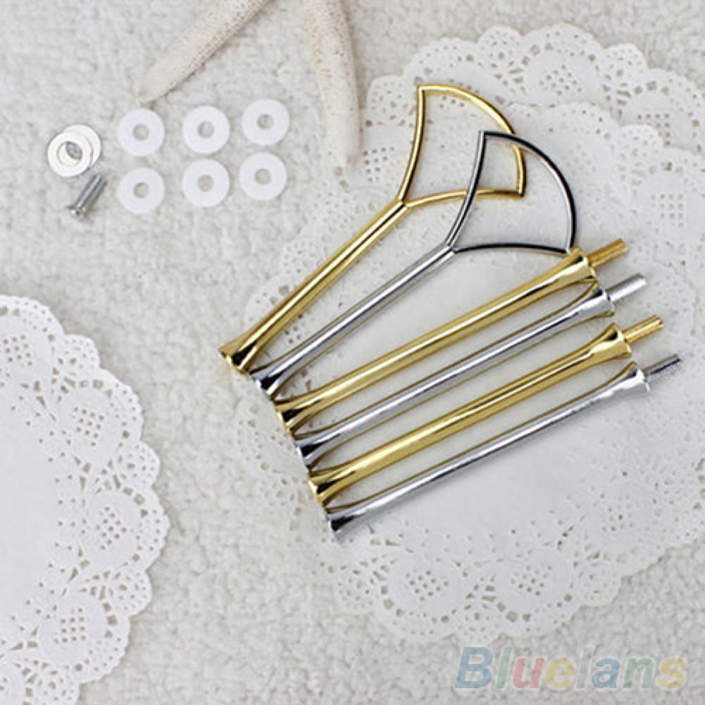 1 Set Cake Plate Stand Tier Plate Handle Fitting Hardware Rod Tool Cake ...