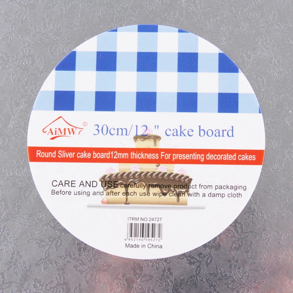 Round Cake Holder Baking Tools Cake Display Board Stand Holder Strong ...