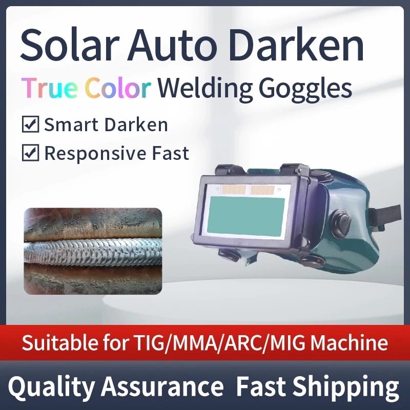 Solar Auto Darkening Welding Mask Welding Helmet Eyes GoggleWelder ...