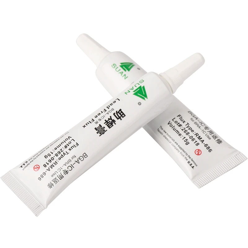 10cc al Solder Paste Flux Lead Free AMTECH RMA-686 Advanced Oli Flux ...