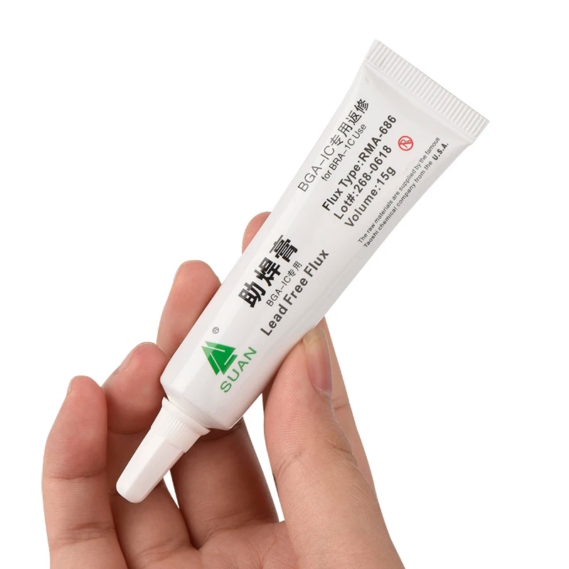 10cc al Solder Paste Flux Lead Free AMTECH RMA-686 Advanced Oli Flux ...