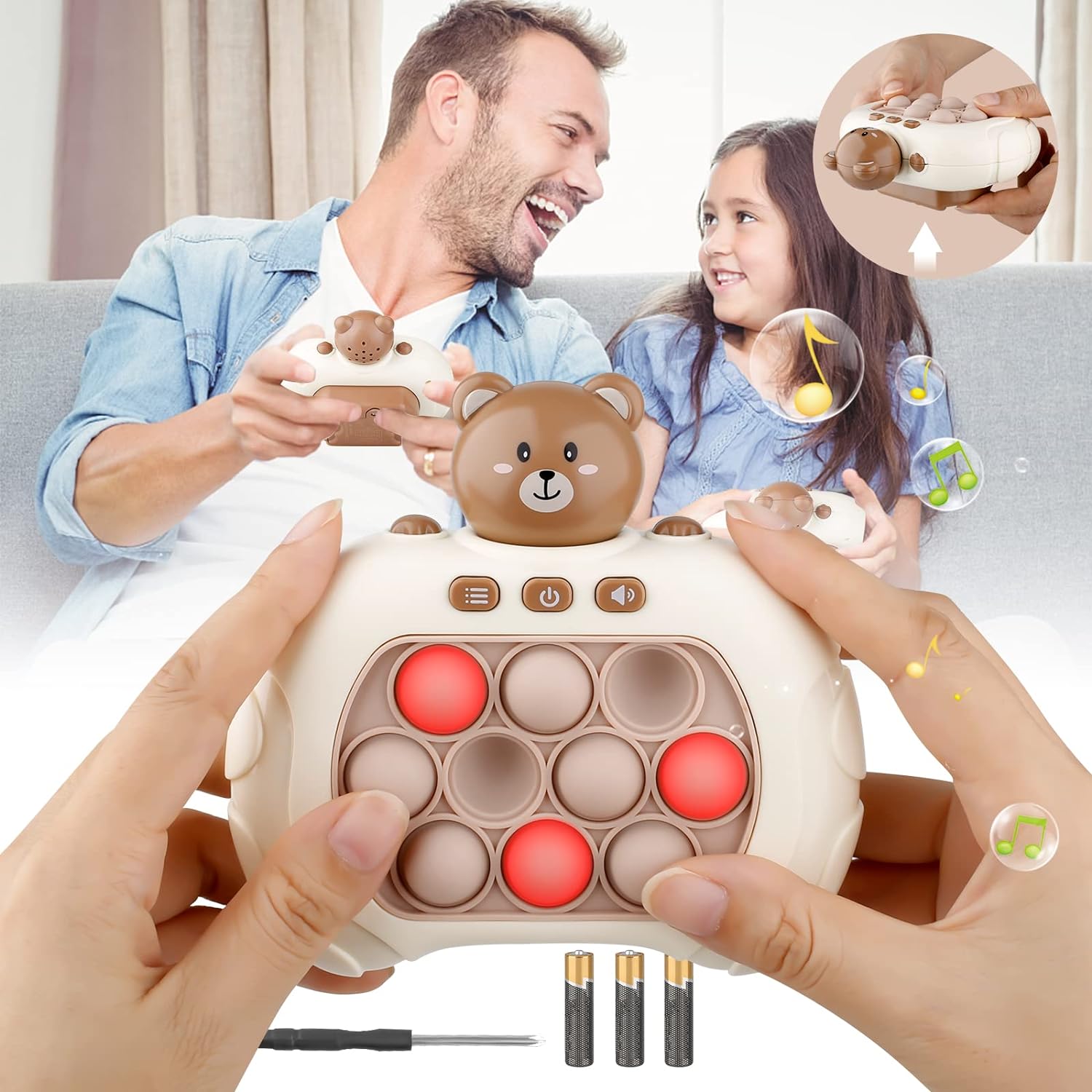 Pop Up It Game Toy ,2023 Upgraded Pop Light Game Fidget Travel Games ...