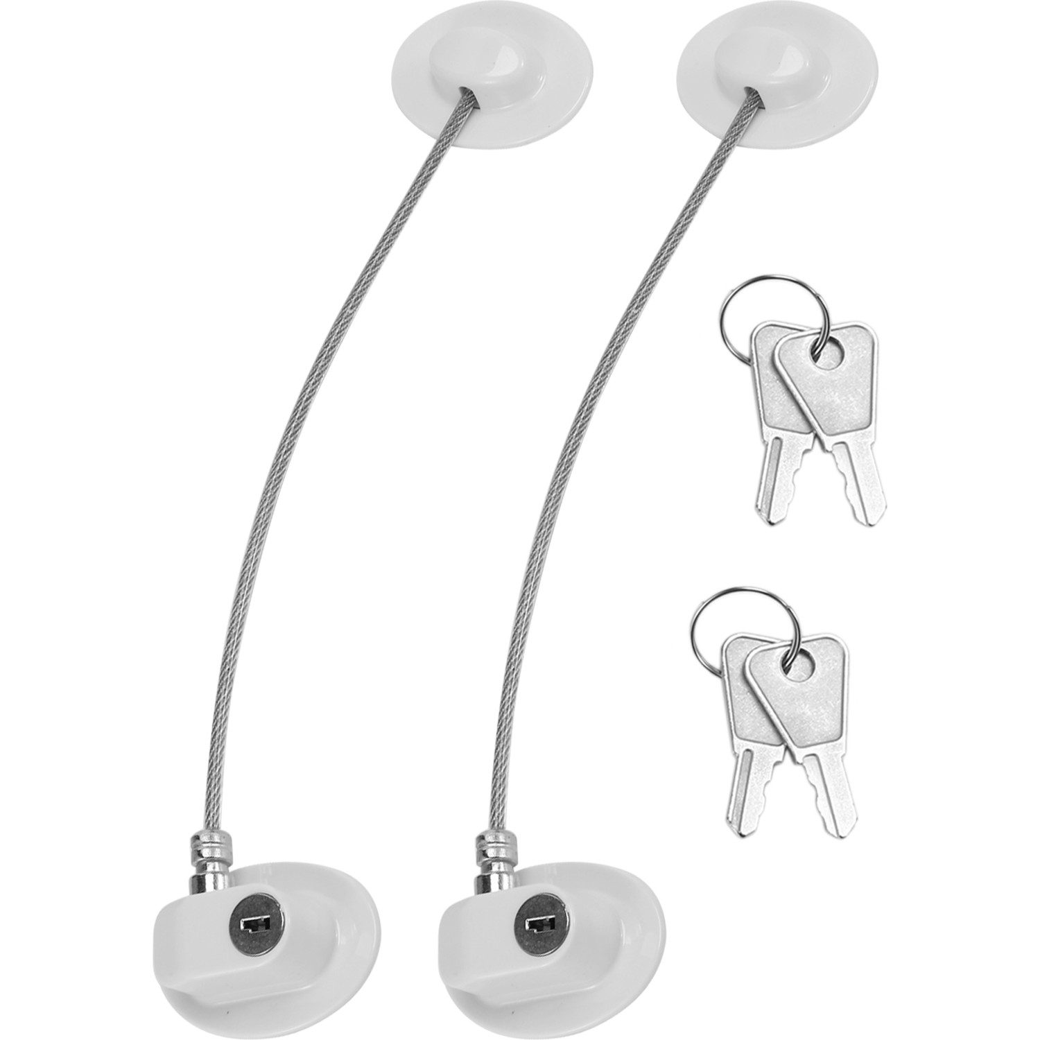 Gui xulian 2Pcs Refrigerator Lock, Refrigerator Lock for Kids, Mini ...