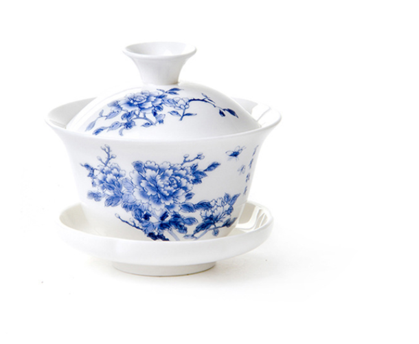 Ceramics Simple Tea Set Small Chinese Blue And White Porcelain Teaware ...