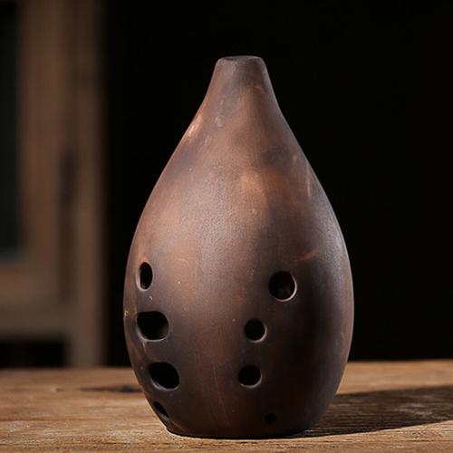 1PC Professional Chinese Flute 10 Holes Xun Instrument Ceramic Ocarina ...