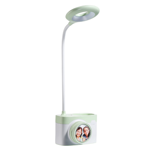 Table Lamp With Fan Rechargeable Desk Lamp With Usb Charging Port & Pen ...