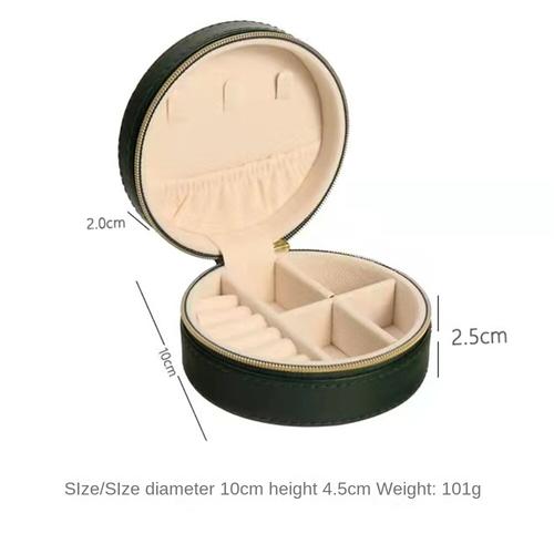Composite Jewelry Box, Circular For Earrings, Necklaces, Rings ...