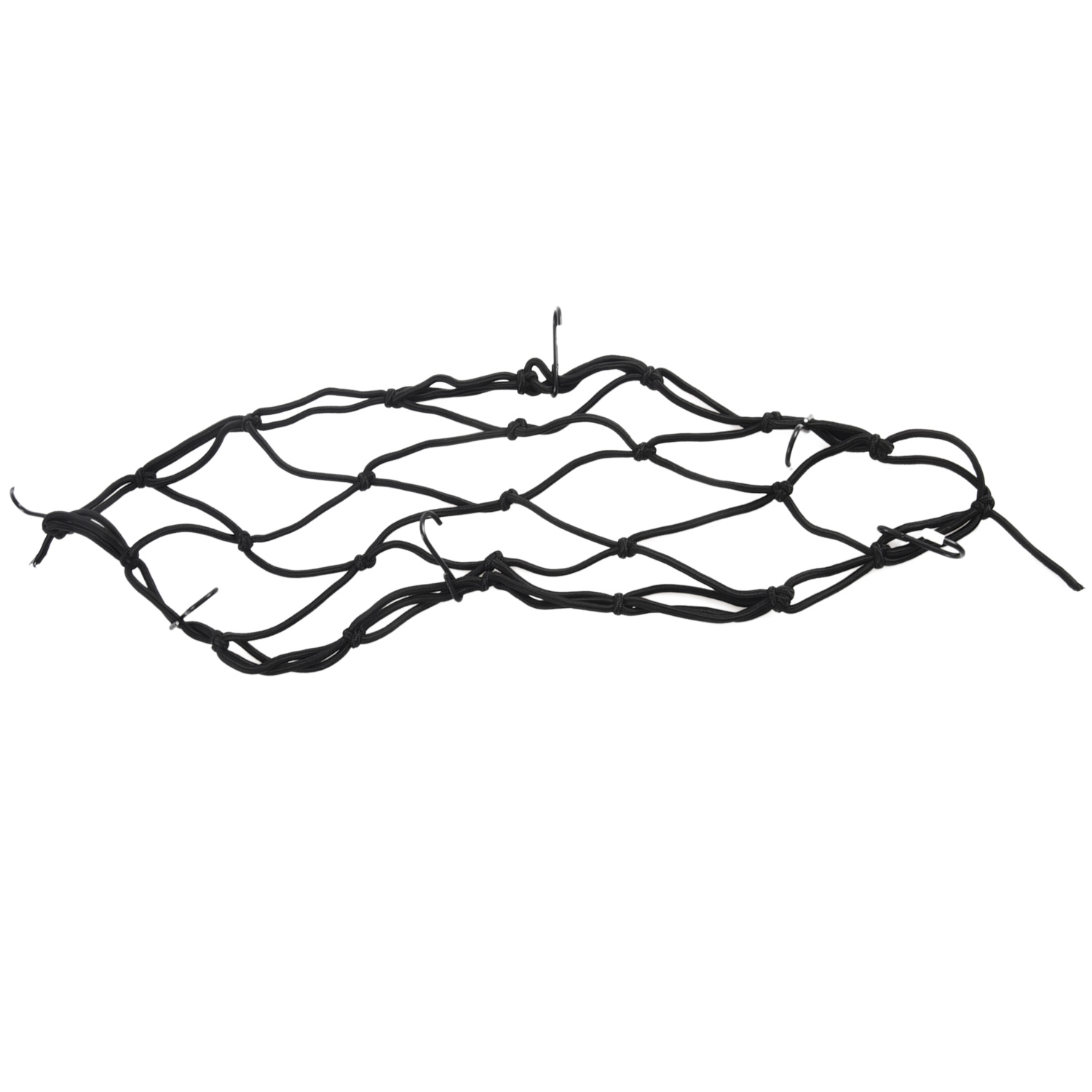 Black Bungee Motorcycle Helmet Cargo Net 6 Hooks Luggage/Package Cargo ...